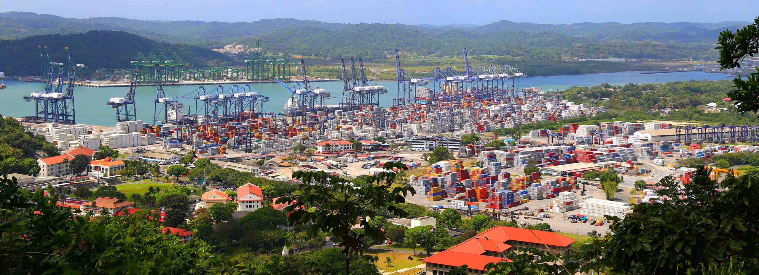 Enter Panama Canal Balboa