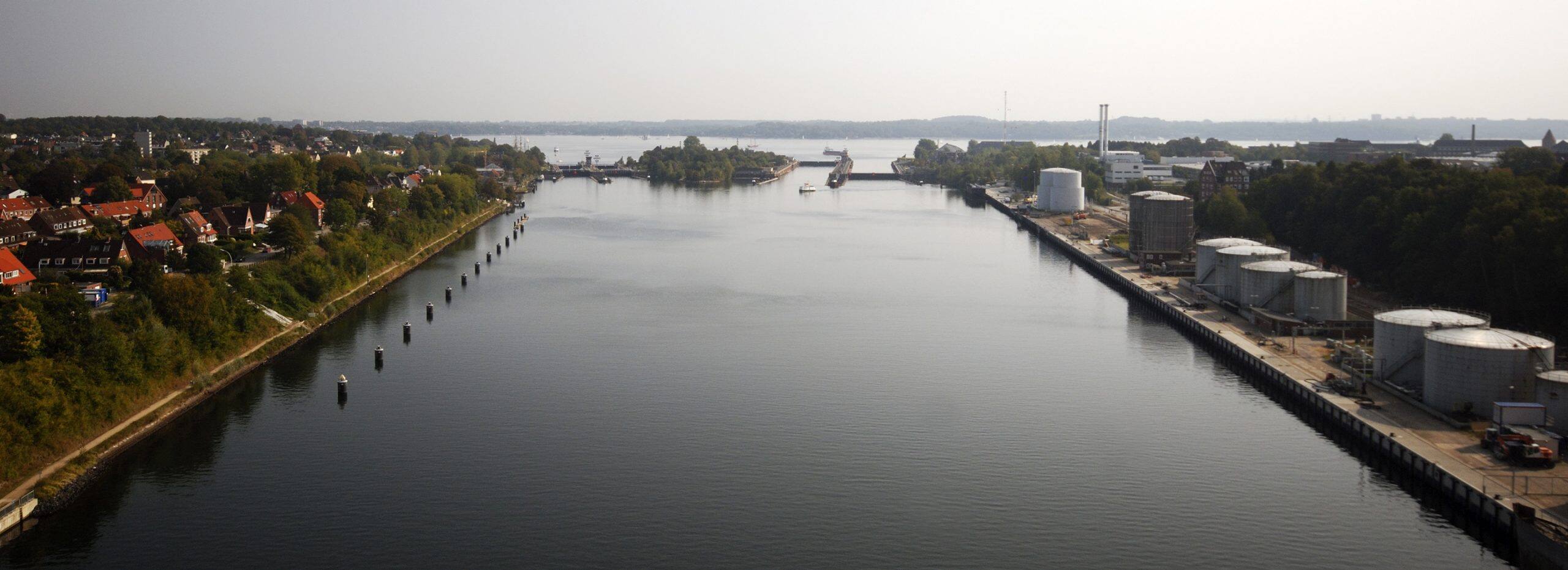Exit Kiel Canal Holtenau