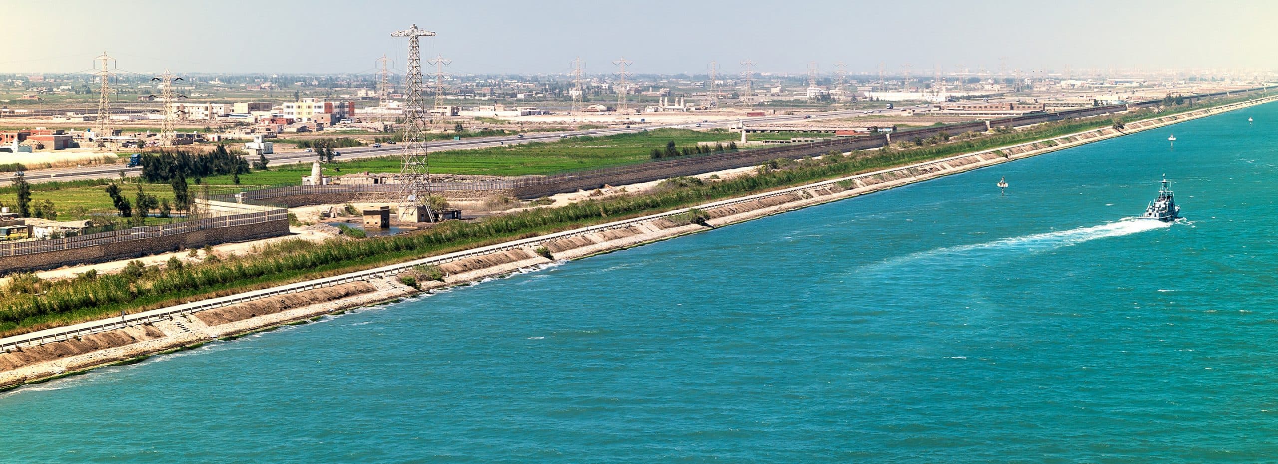 Enter Suez Canal at Port Said