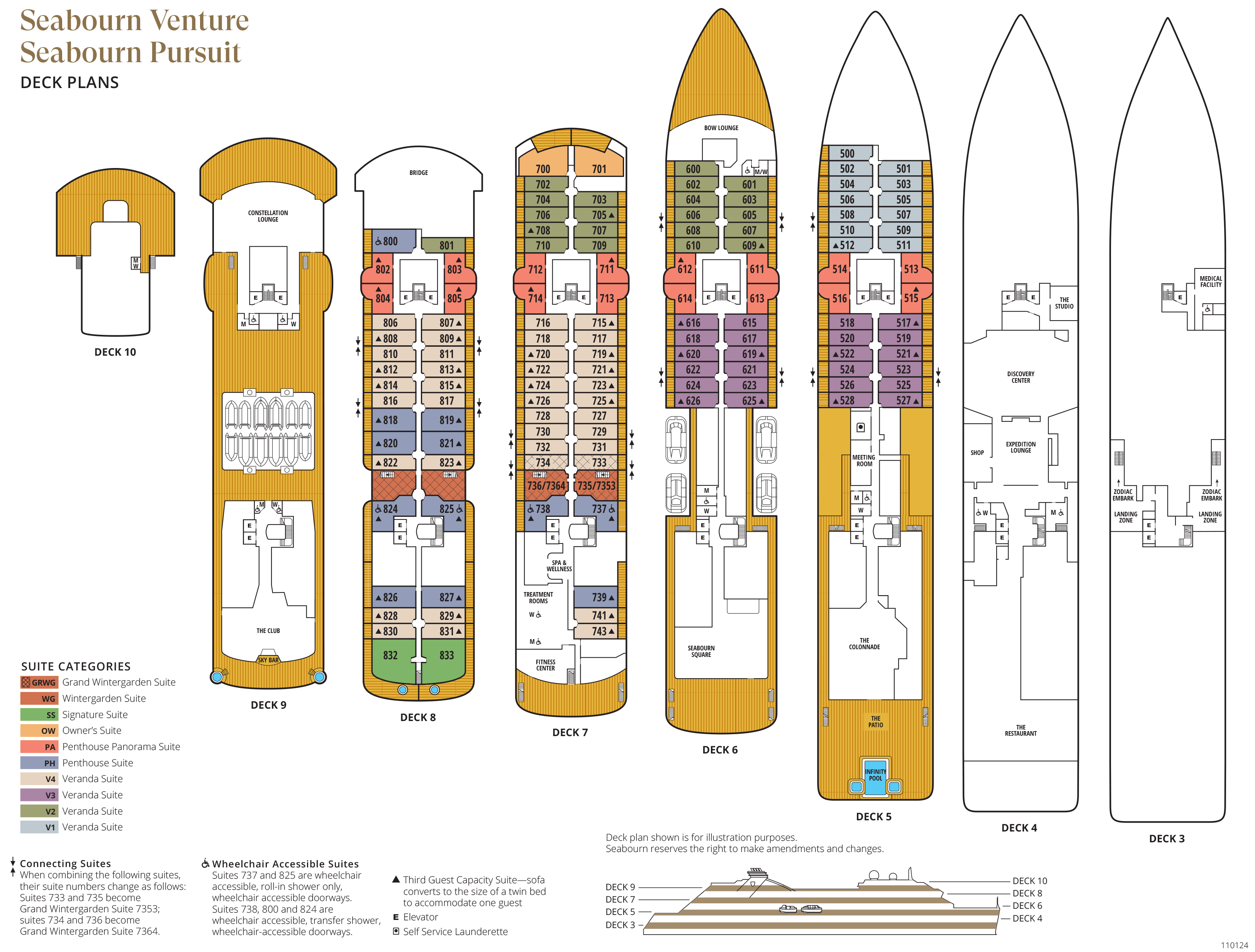 Seabourn Deckplans