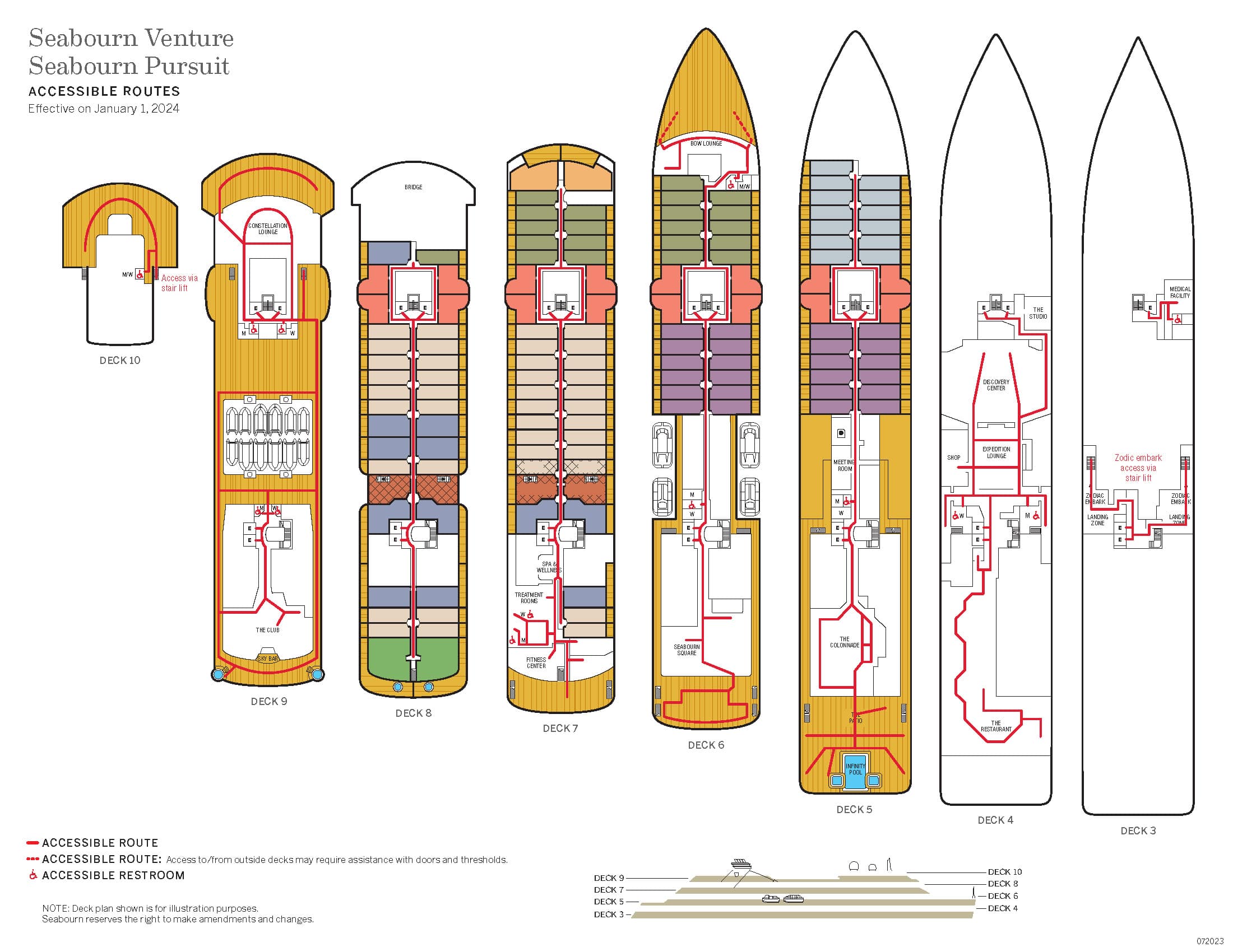 Seabourn Deckplans