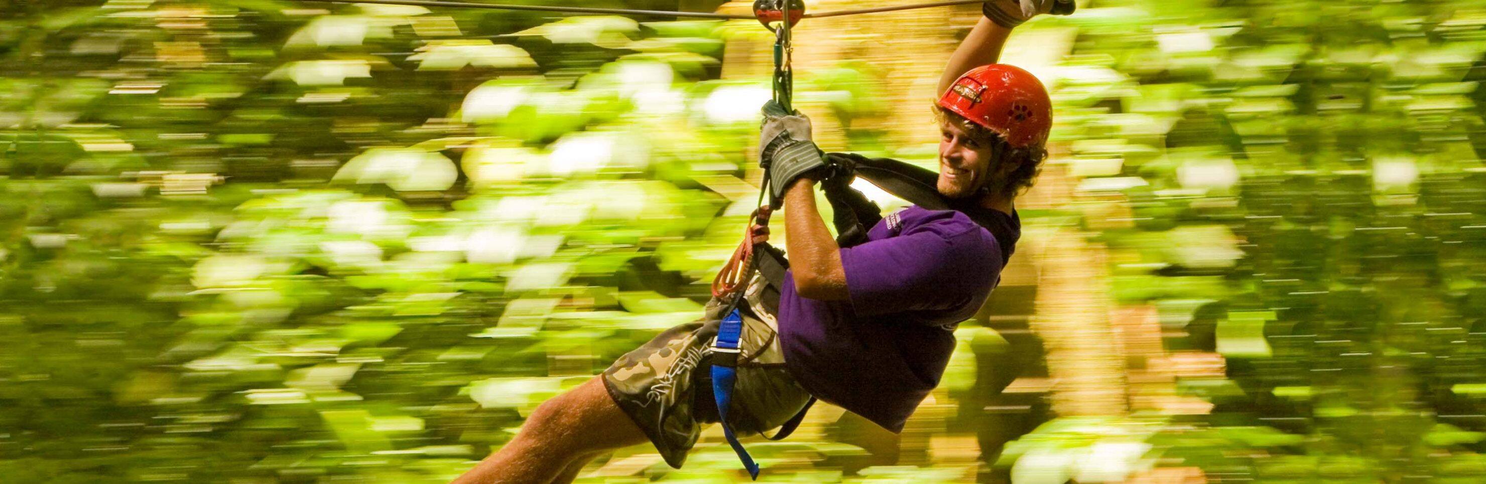 St Lucia Tram & Canopy Zip-Line